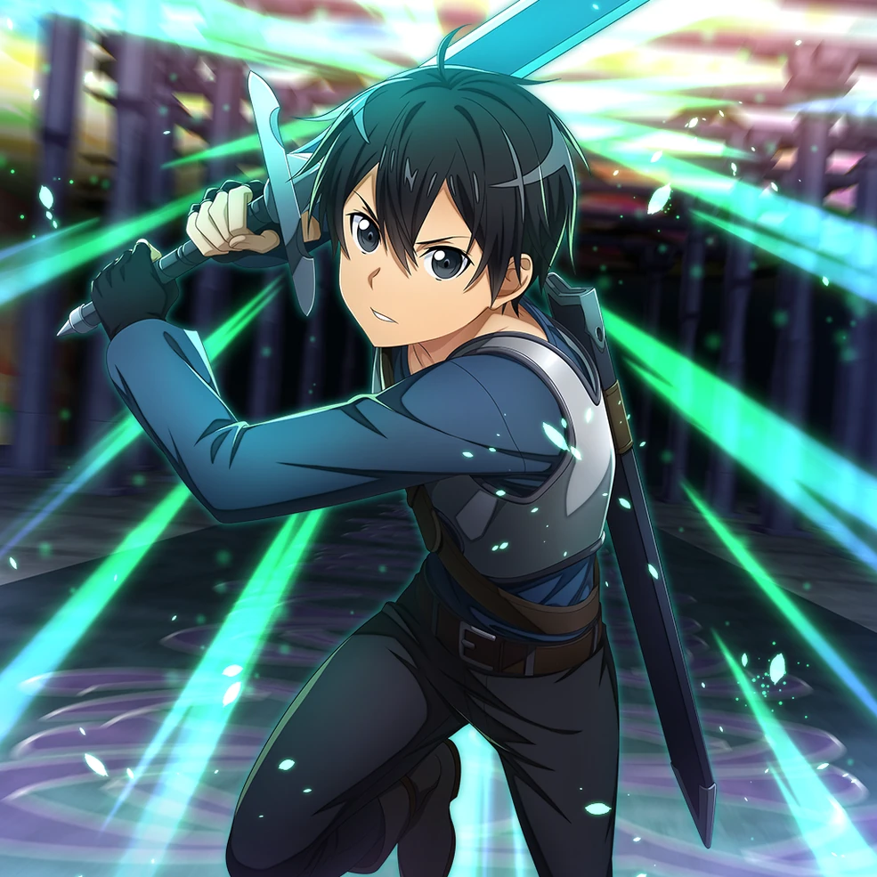 Kirito Kirigaya Siniestro Enojado Kirigaya Kazuto | Sword Art Online