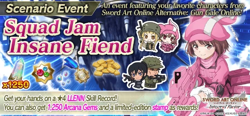 Squad Jam: Insane Fiend - Sword Art Online: Integral Factor Wiki