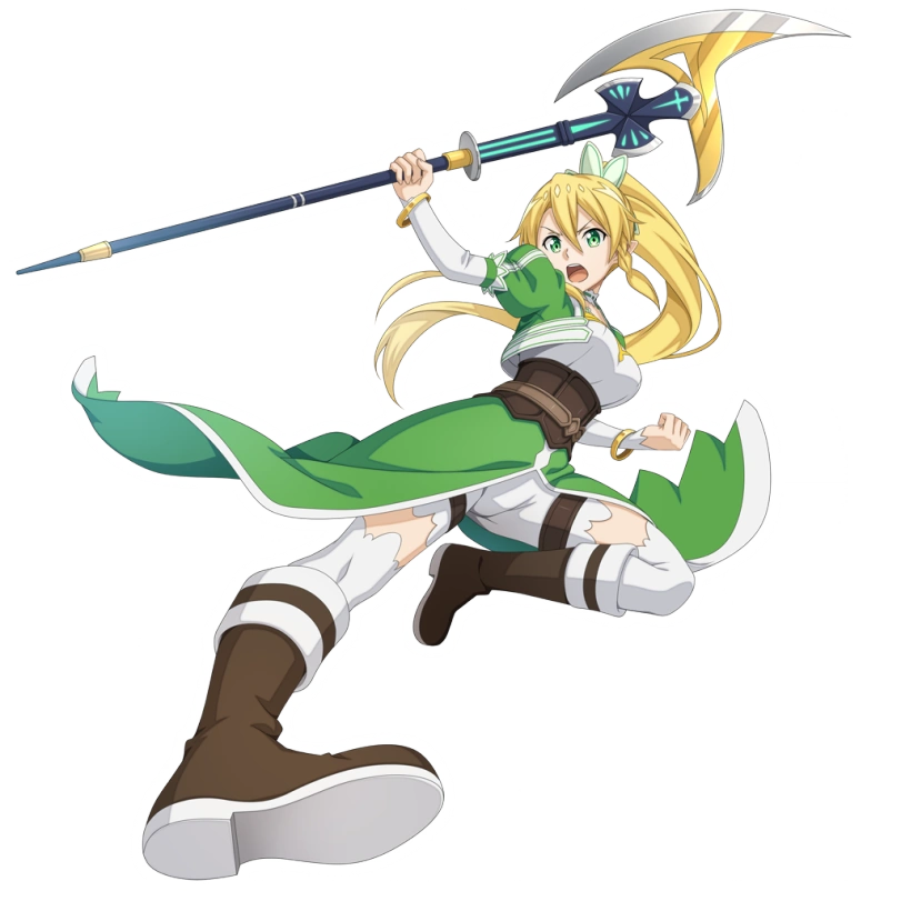(Aggressive Dropkick) Leafa - Sword Art Online: Integral Factor Wiki