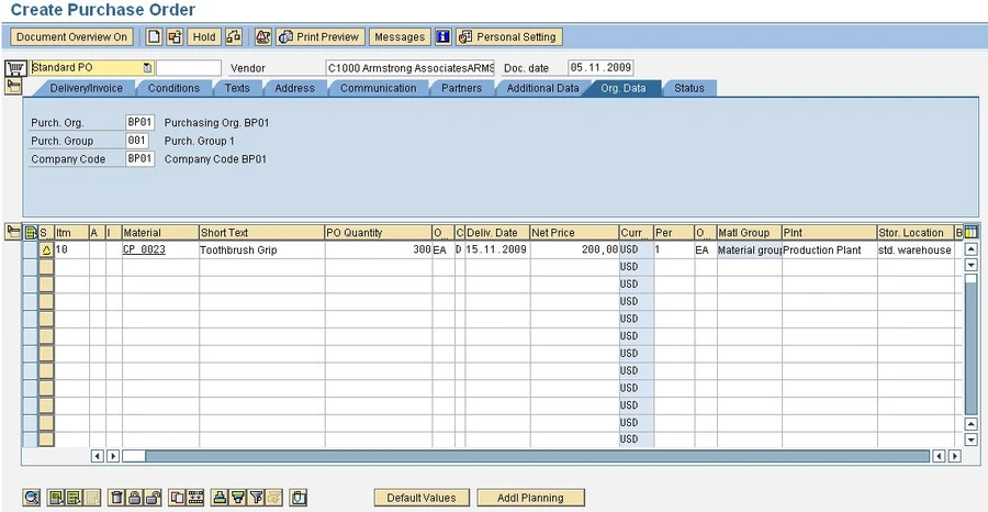 ME21N | Nederlandse SAP wiki | Fandom