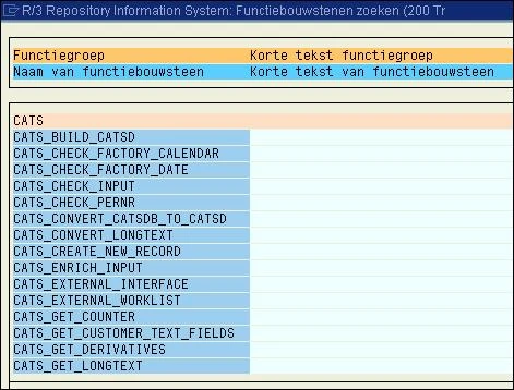 CATS functiebouwstenen | Nederlandse SAP wiki | Fandom