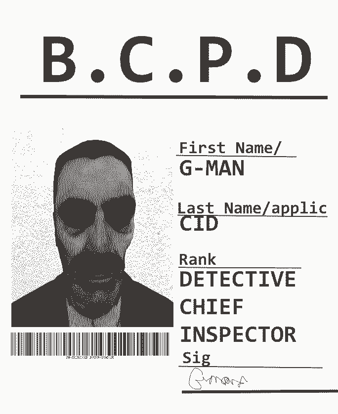 Detective G-Man | Sarabreze Roblox Wiki | Fandom