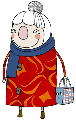 Scarf Lady | Sarah and Duck Wiki | Fandom