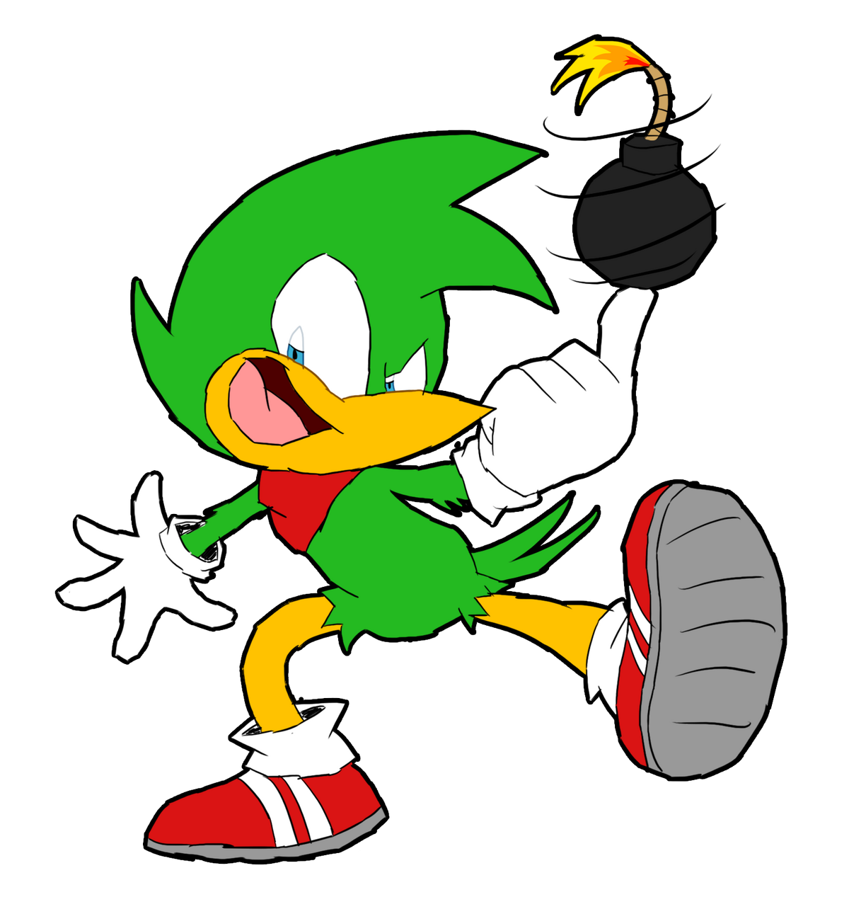 Bean The Dynamite Sonic And The Freedom Fighters Wiki Fandom