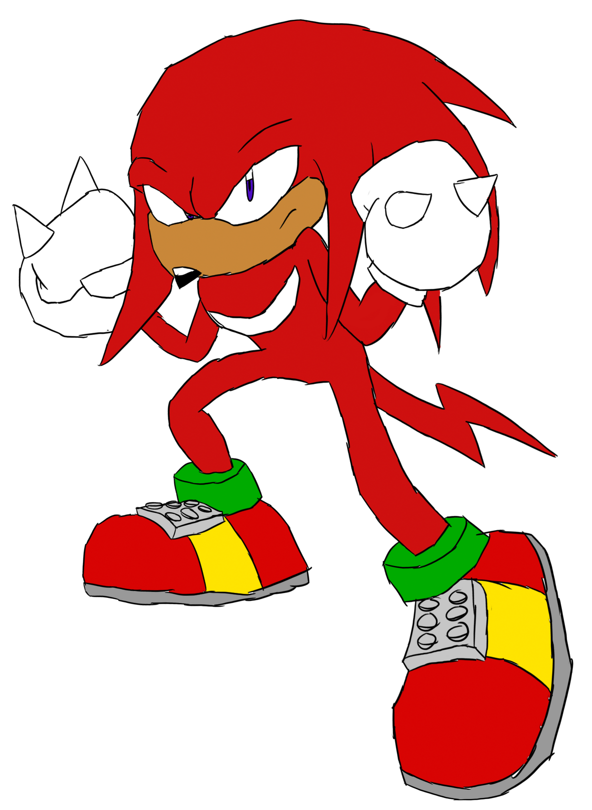 Knuckles The Echidna Sonic And The Freedom Fighters Wiki Fandom