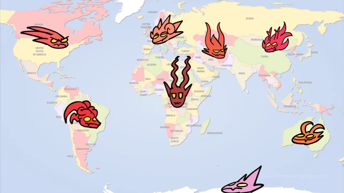 The Map | Satina Wiki | Fandom