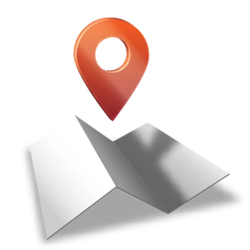 White Map Icon Png