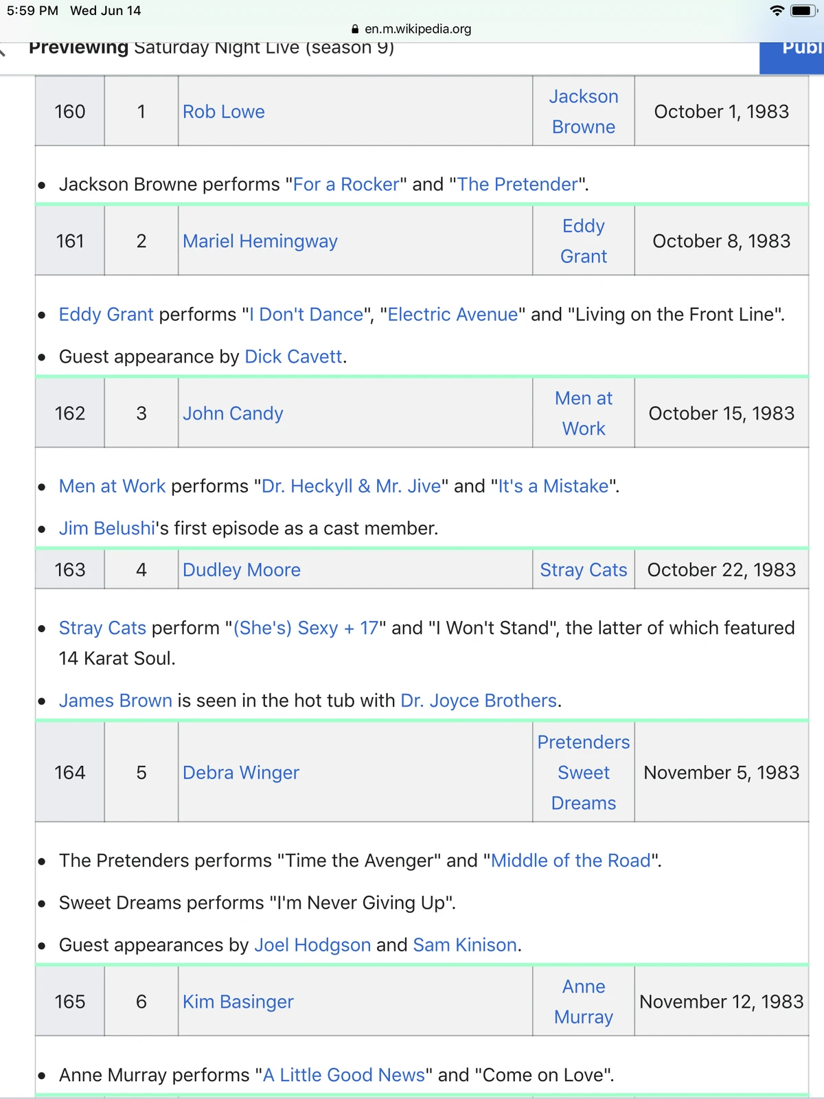 User blog:A3385/My Season 9 (Fanmade) | Saturday Night Live Wiki | Fandom