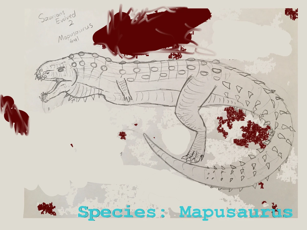 Mapusaurus | Saurians evolved Wiki | Fandom