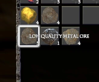 Low quality metal ore | Savage Lands Wiki | Fandom