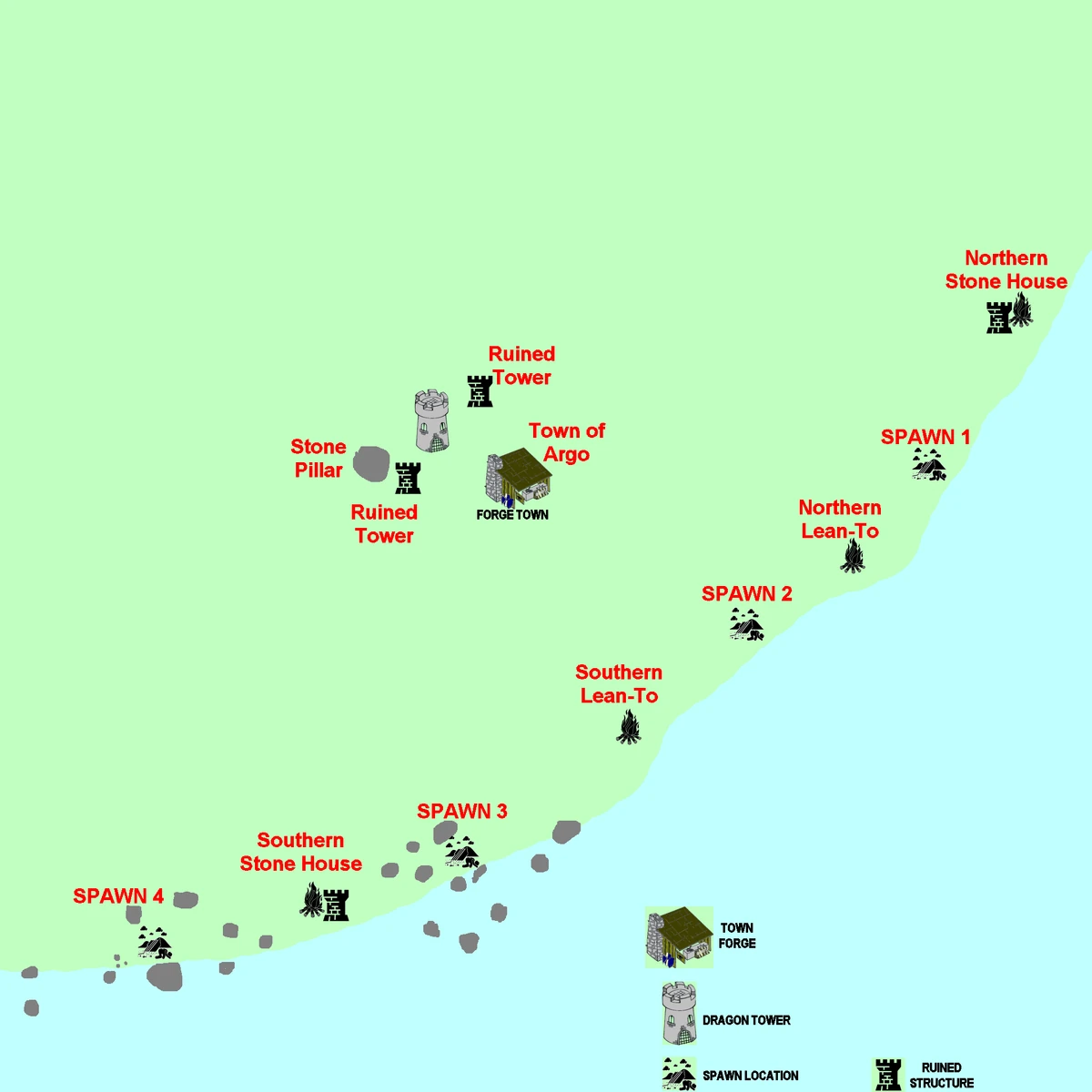 Shoreline Spawns | Savage Lands Wiki | Fandom