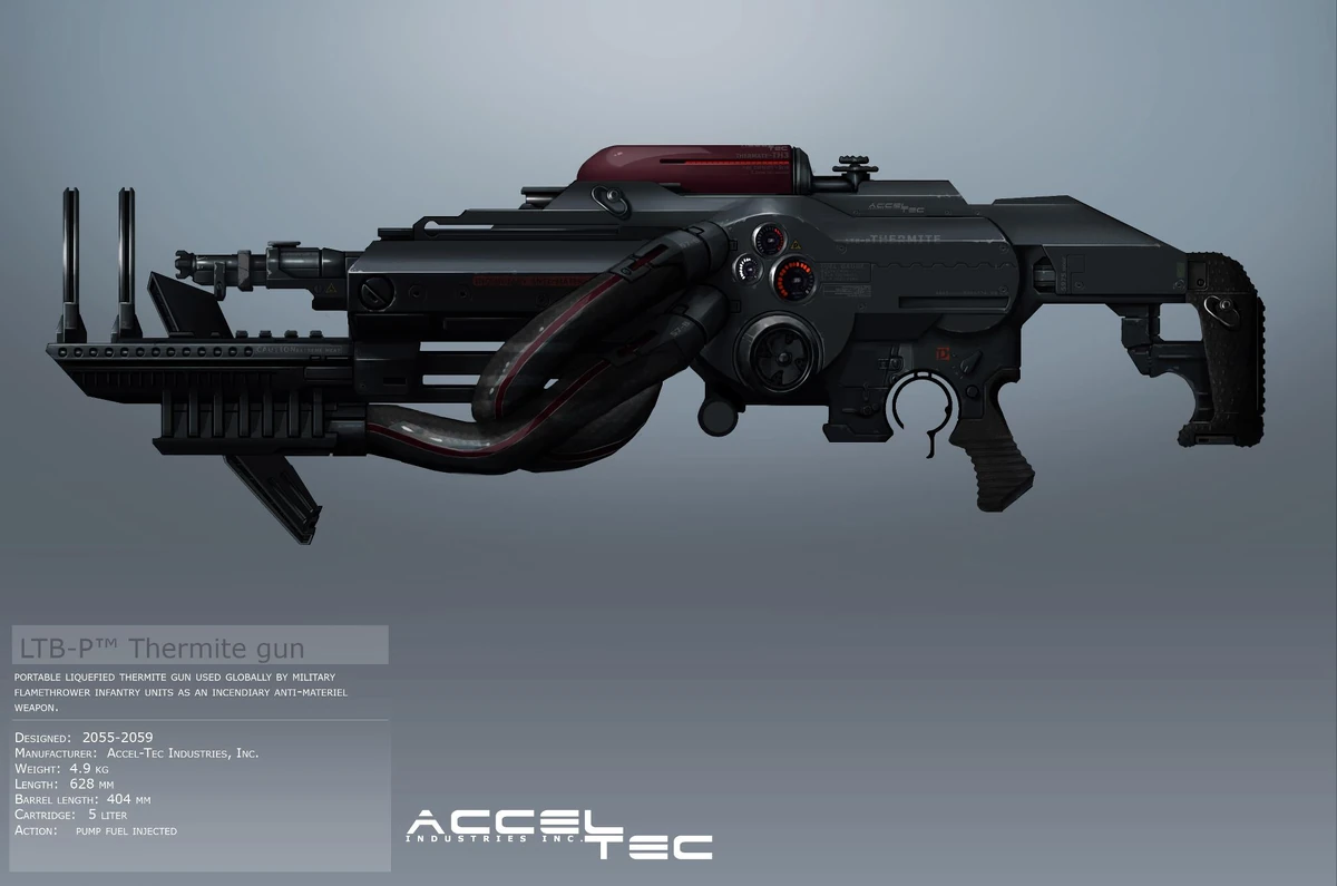 ASI LTB-P Thermite Gun | Savage Cyberpunk Wiki | Fandom