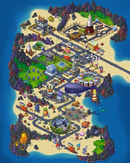 Bikini Bottom | The SpongeBob Game Station Wiki | Fandom