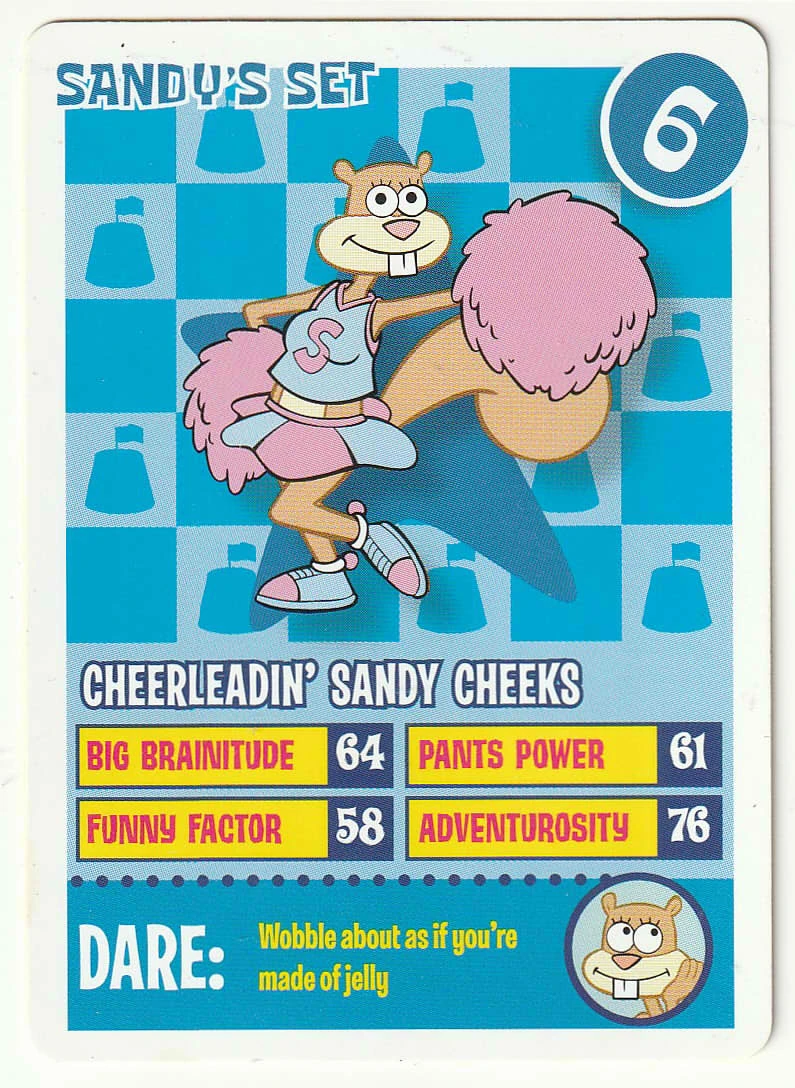 Cheerleadin Sandy Cheeks | SpongeBob SquarePants Krusty Cards Wiki | Fandom