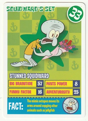 Stunned Squidward | SpongeBob SquarePants Krusty Cards Wiki | Fandom