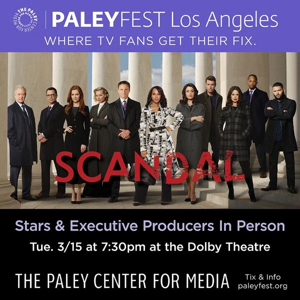 2016 PaleyFest Season Five Panel | Scandal Wiki | Fandom