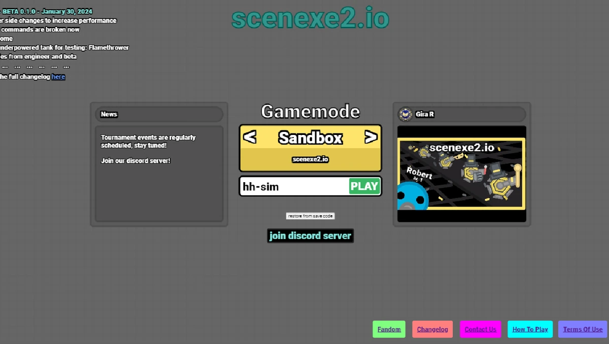 Sandbox | Scenexe2.io Wiki | Fandom