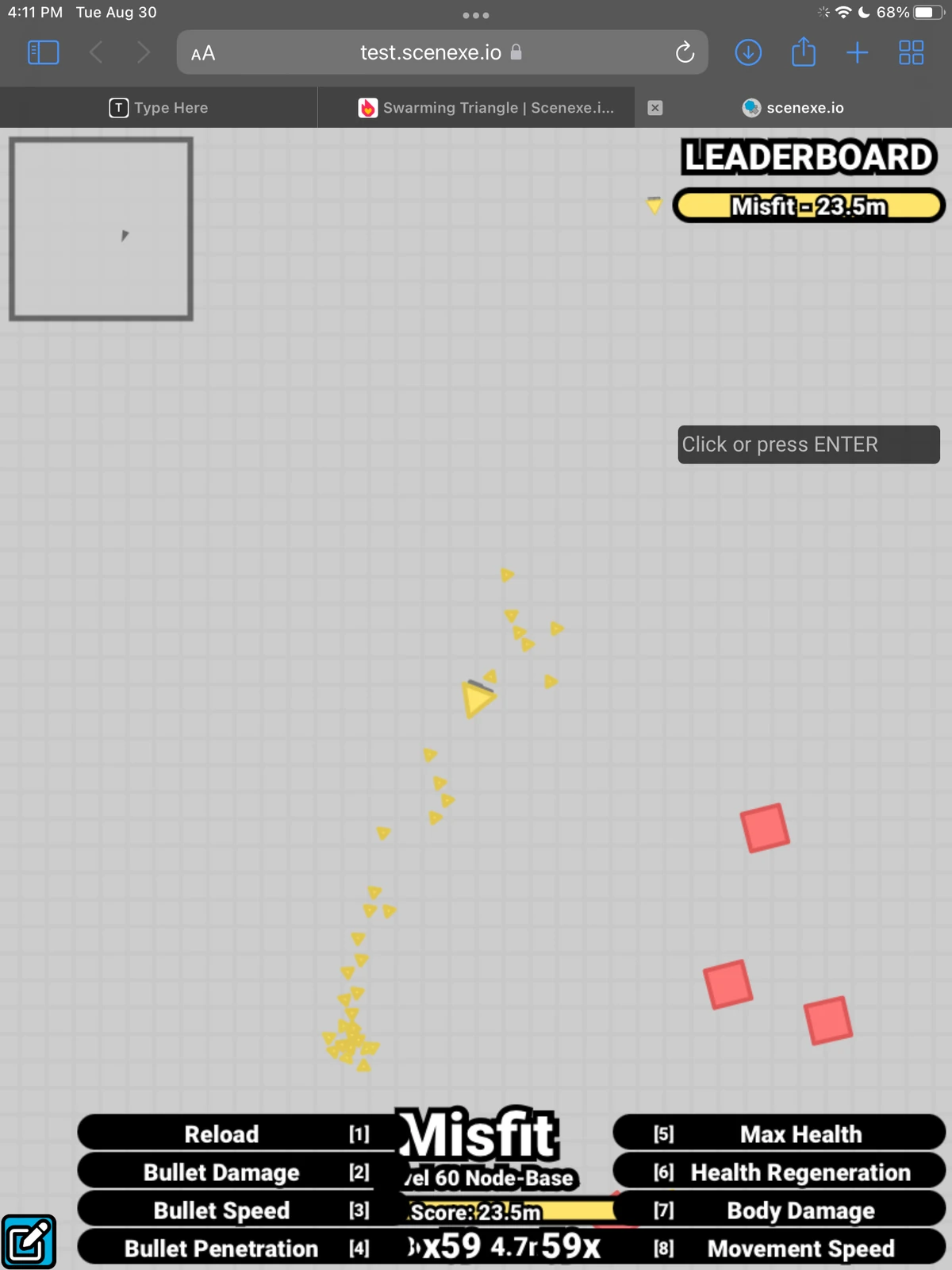 Swarming Triangle | Scenexe.io Wiki | Fandom