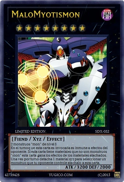 MaloMyotismon | Student's Card Wiki | Fandom