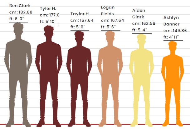 Height Comparison | School Bus Graveyard Wiki | Fandom