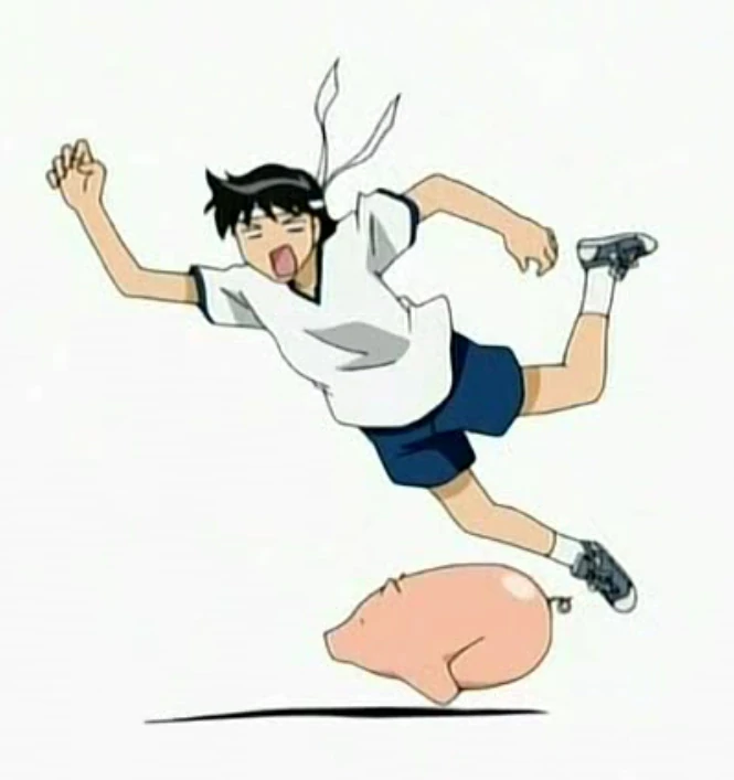 Cartoon Boy Tripping