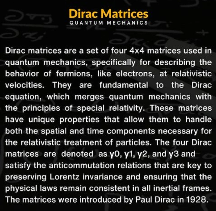 Μήτρα Dirac | Science Wiki | Fandom