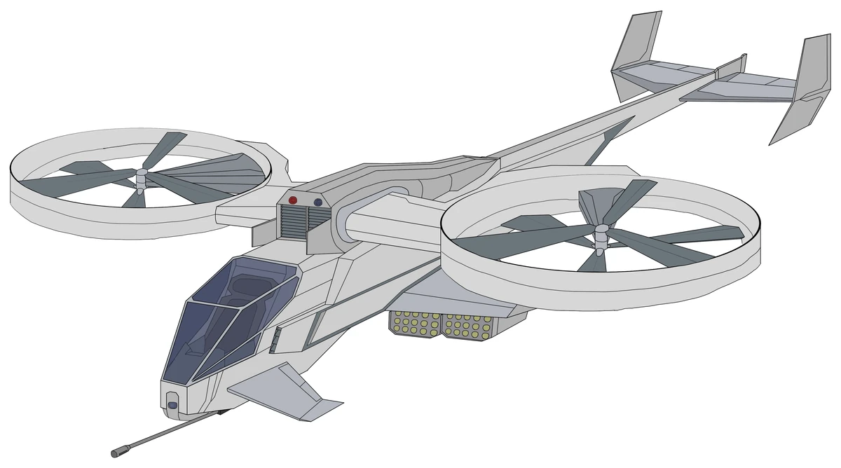 Hummingbird-Class light gunship | ScifiWorldBuilding Wiki | Fandom