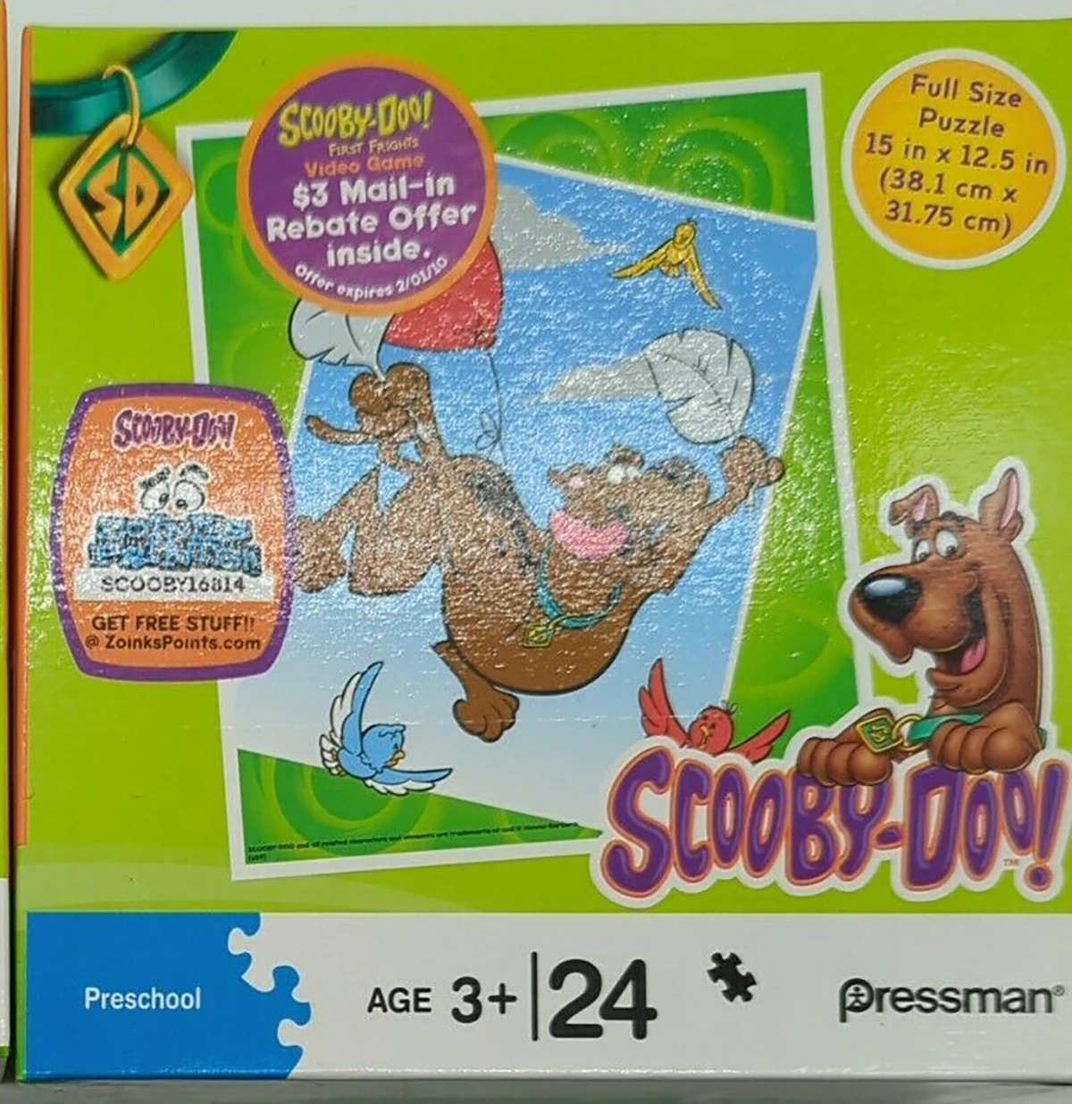 Pressman - Scooby-Doo! - Fly Like A Bird - 24 Piece Puzzle ...