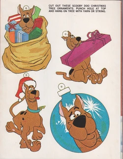 scooby doo coloring pages christmas