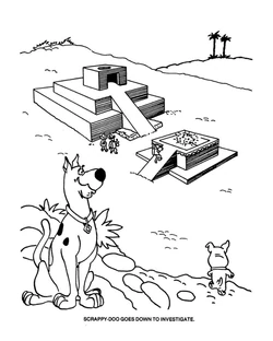 scrappy and scooby coloring pages