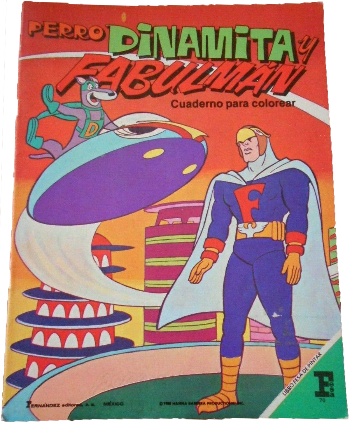 Perro Dinamita Y Fabulmán - Cuaderno para colorear | Scoobypedia | Fandom