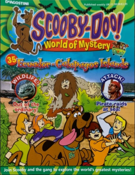 Scooby-Doo! World of Mystery issue 35: Ecuador - Galapagos Islands | Scoobypedia | Fandom