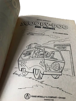 scooby doo mystery coloring book