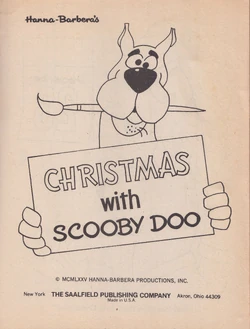 scooby doo coloring pages christmas