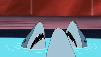 Sharks (Bat-Mite Presents: Batman's Strangest Cases! | Scoobypedia | Fandom