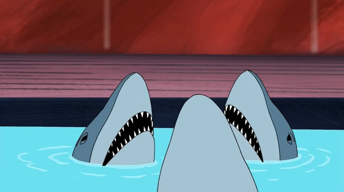 Sharks (Bat-Mite Presents: Batman's Strangest Cases! | Scoobypedia | Fandom