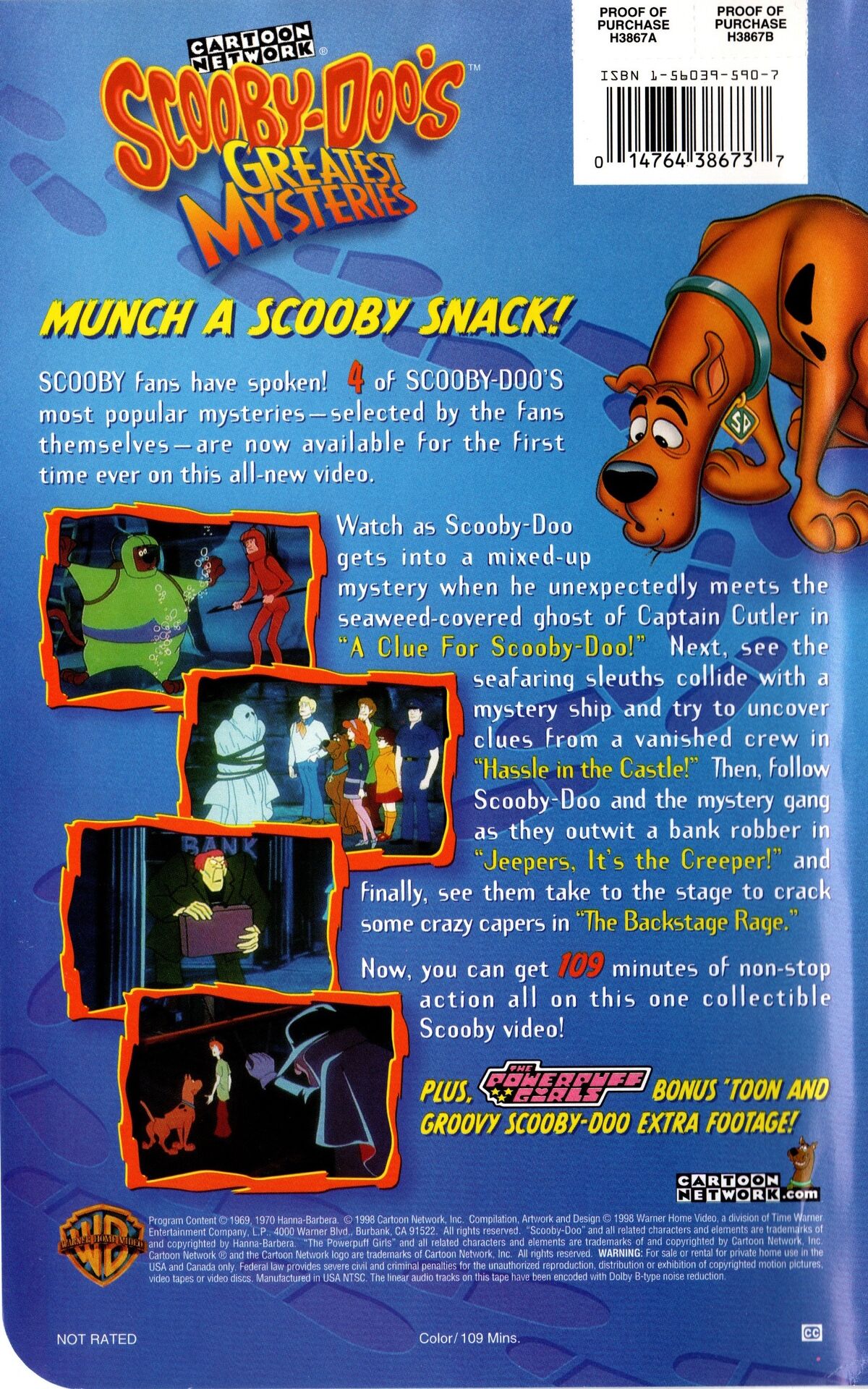 Scooby Doos Greatest Mysteries Vhs Scoobypedia Fandom