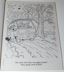 scooby doo mystery machine van coloring page