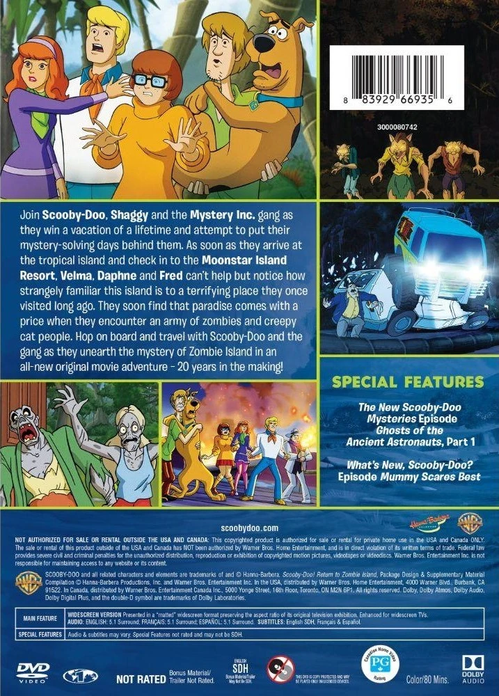 Scooby-Doo! Return to Zombie Island (Home Media) | Scoobypedia | Fandom