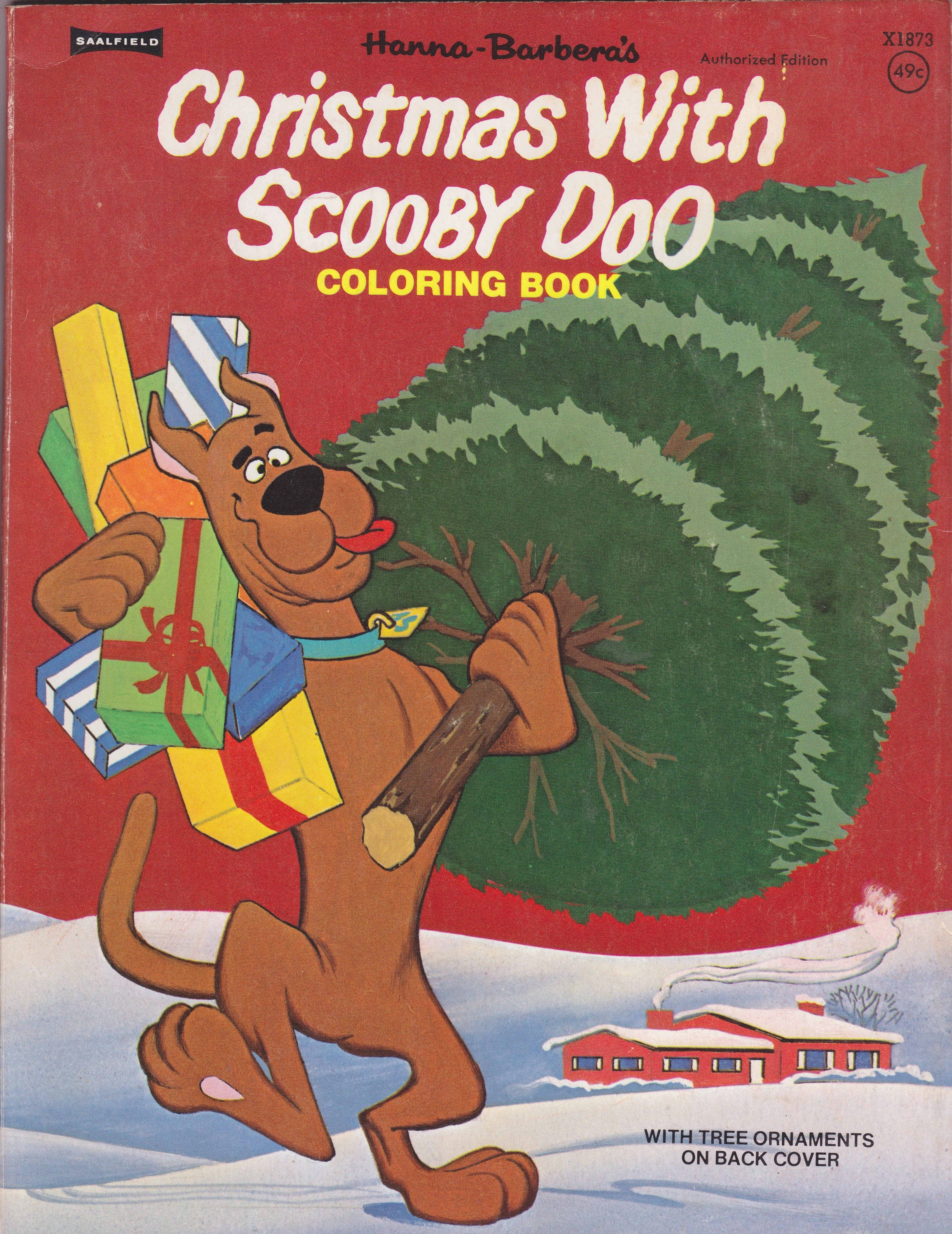 scooby doo coloring pages christmas