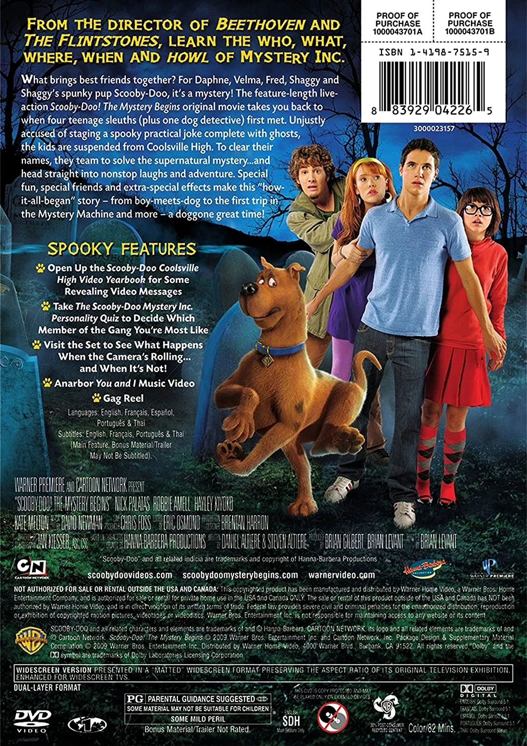 Scooby-Doo! The Mystery Begins (Home Media) | Scoobypedia | Fandom