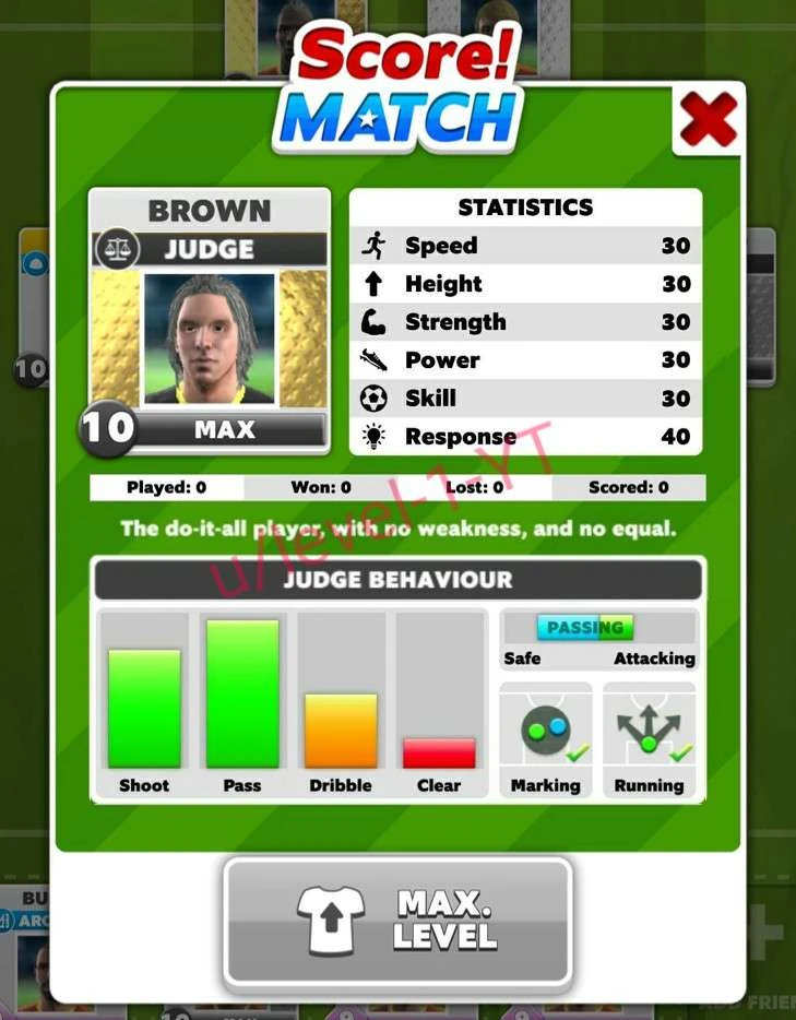 Brown (Judge) | Score! Match Wiki | Fandom