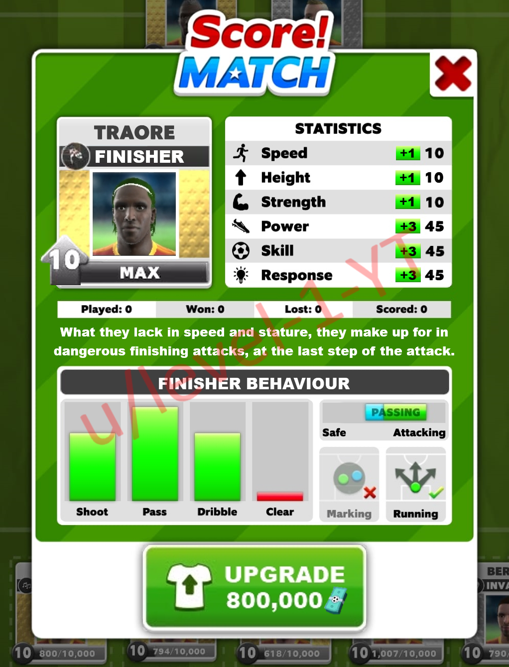 Traore Finisher Score Match Wiki Fandom