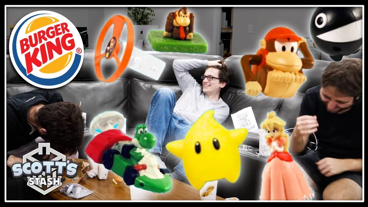 Wii Toys from Burger King (2008) with Sam and Justin | Scott The Woz ...