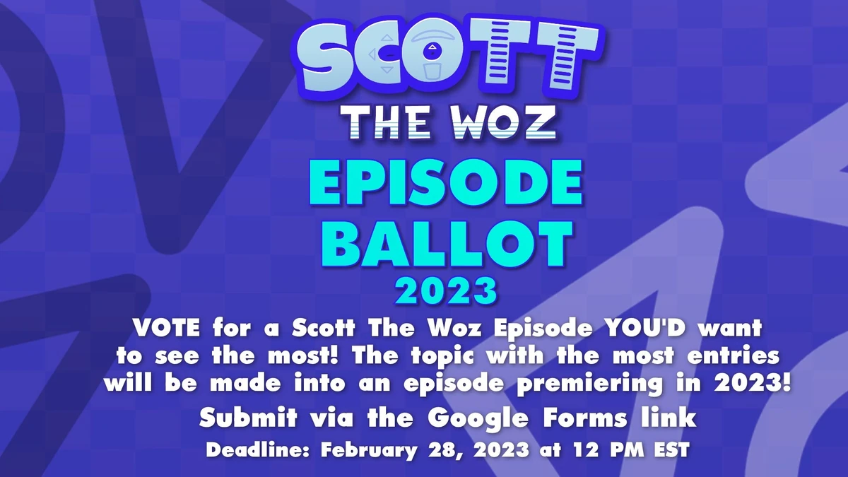 Scott The Woz Episode Ballot 2023 | Scott The Woz Wiki | Fandom