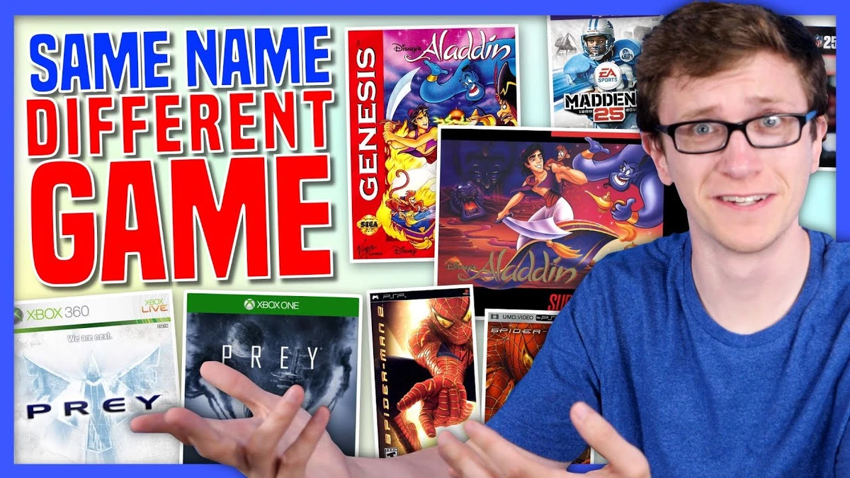 Episode 263: Same Name, Different Game | Scott The Woz Wiki | Fandom