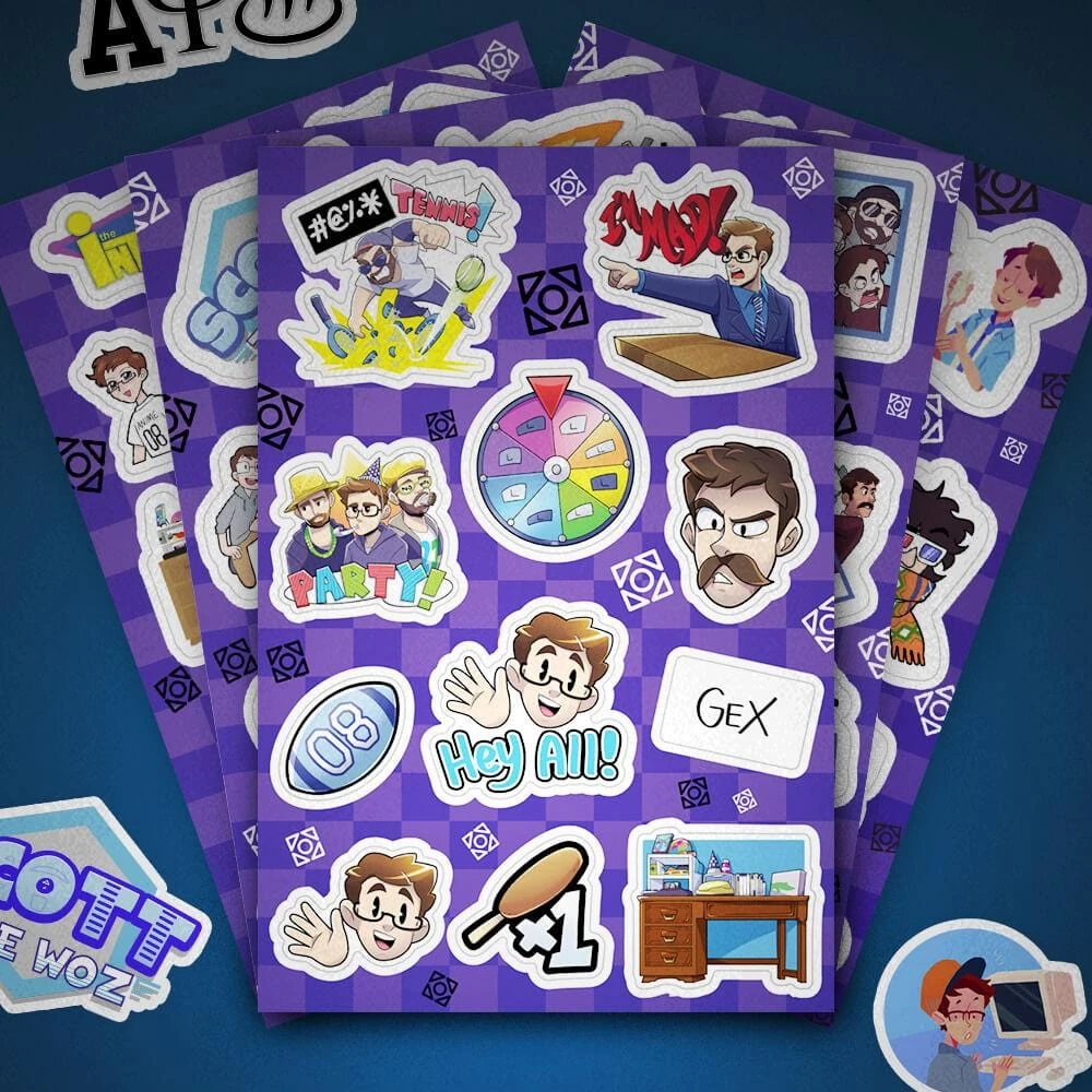 Scott The Woz Sticker Sheets | Scott The Woz Wiki | Fandom