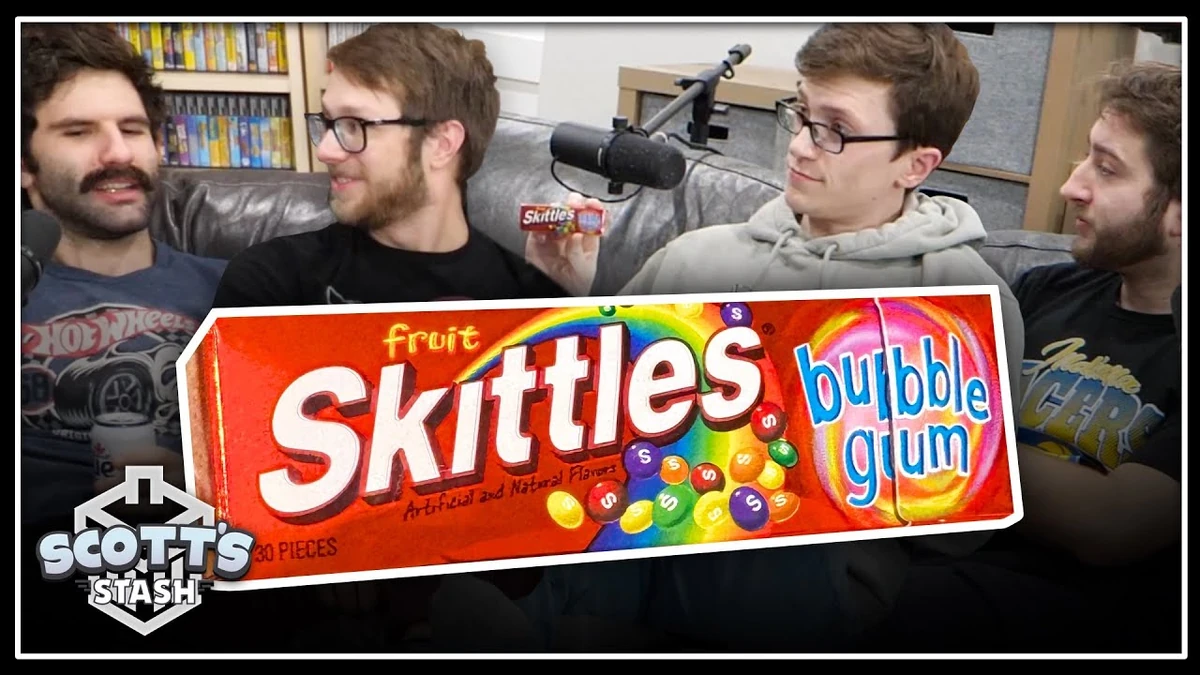 Skittles Gum with Sam, Dom and Justin | Scott The Woz Wiki | Fandom