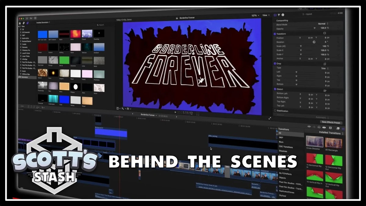 Behind the Scenes - Borderline Forever (The Editing Timeline) | Scott ...