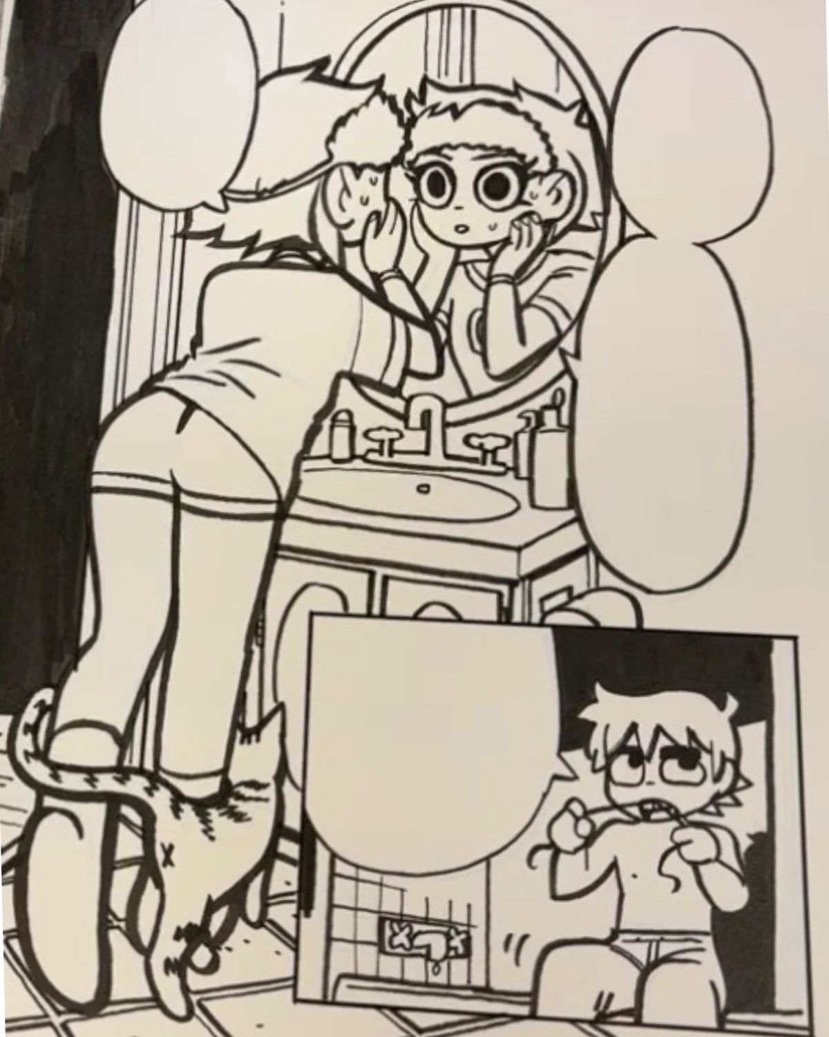 Inking the Scott Pilgrim EX Mini Comic, Day 3 | Scott Pilgrim Wiki | Fandom